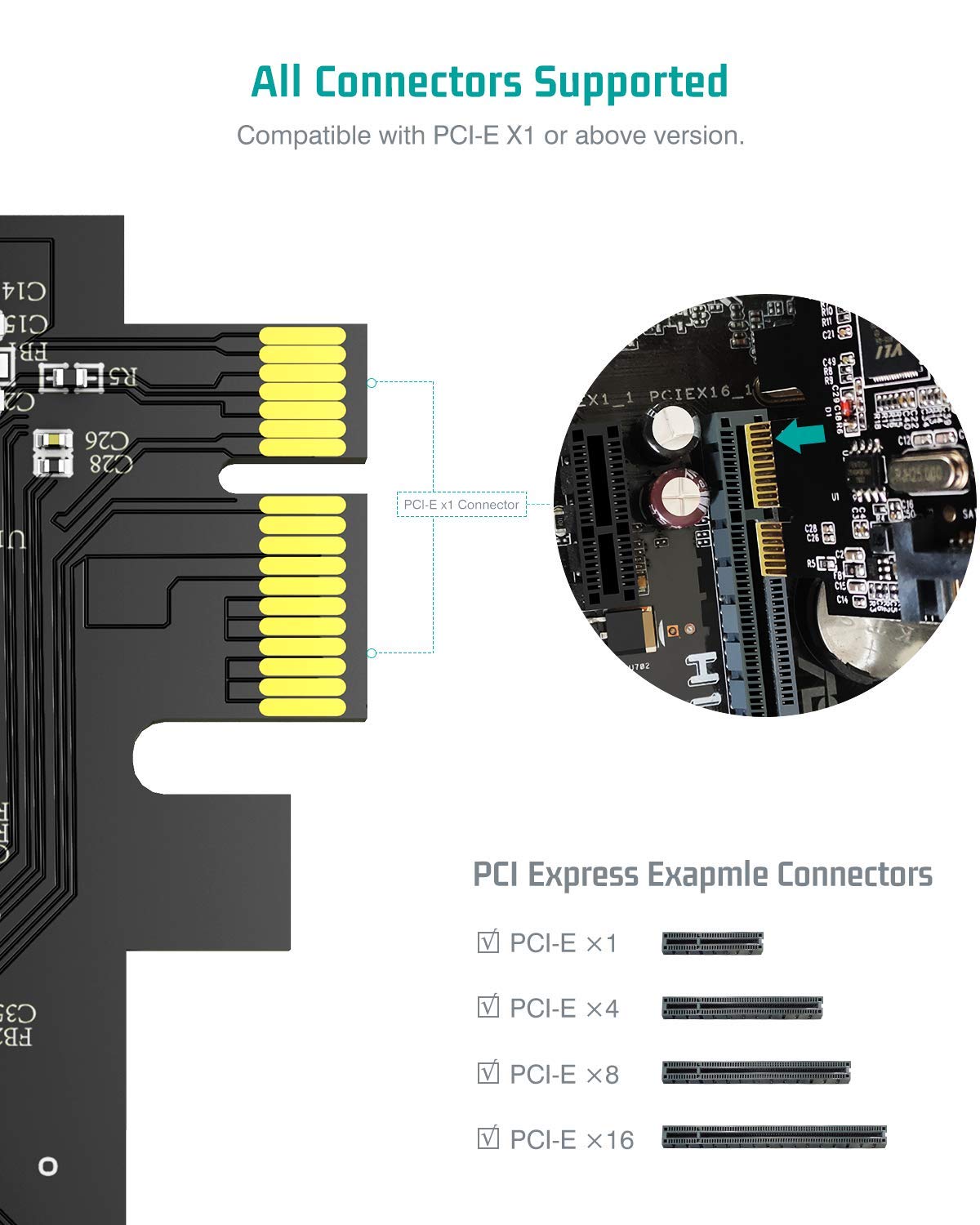 Mua Tiergrade Superspeed 7 Ports PCI-E to USB 3.0 Expansion Card with 15-Pin SATA Power ...