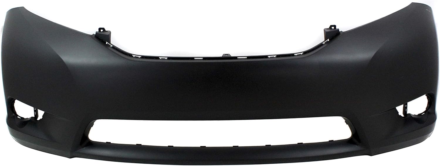 Amazon.com: Front Bumper Cover Compatible with 2011-2017 Toyota Sienna ...