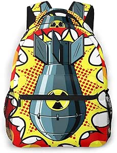 Travel Laptop Backpack Casual Backpack Weapon-Nuclear-Atomic-Bomb ...