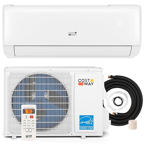 COSTWAY 18,000 BTU Mini Split Air Conditioner, Energy Star, with Heat ...