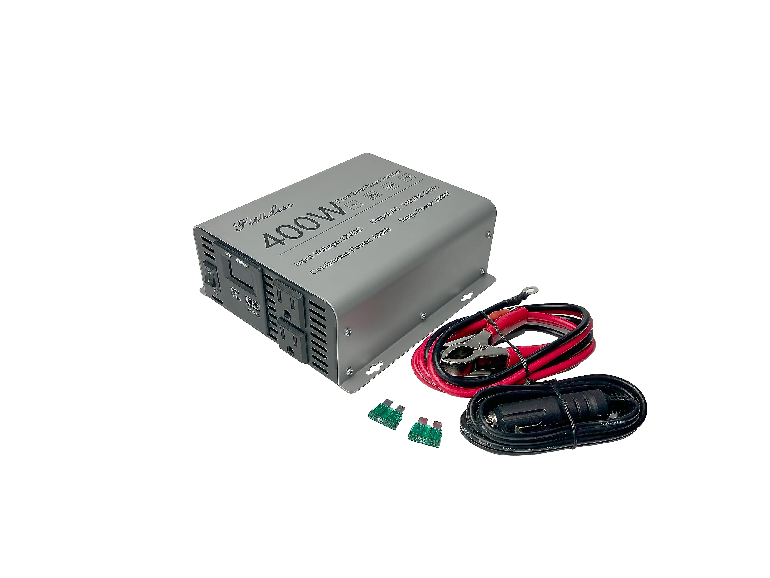 Mua Pure sine Wave Inverter DC 12V Input and AC 110V Output with LCD Display, USB Output Port ...