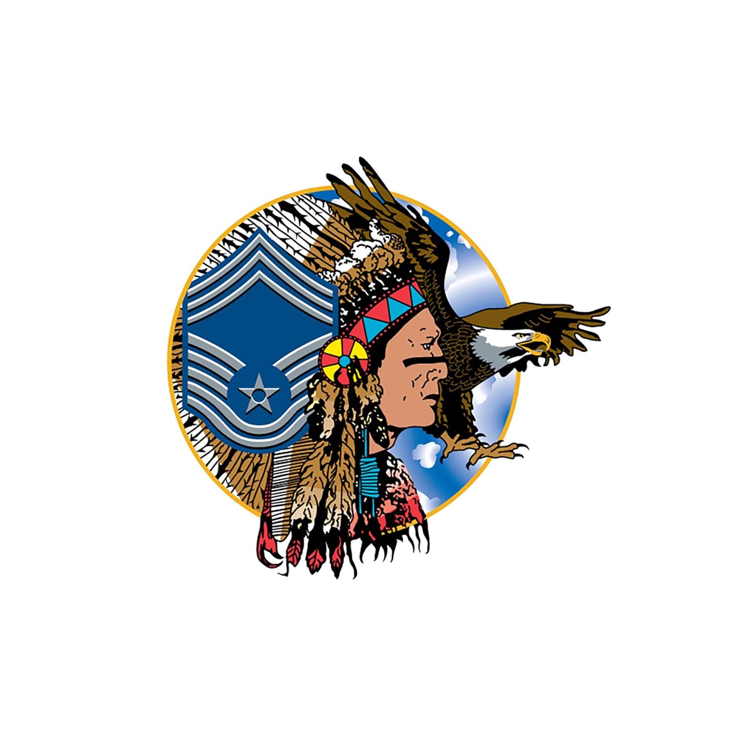 Amazon.com: Air Force Chief Master Sergeant Vinyl Decal - Variety of ...