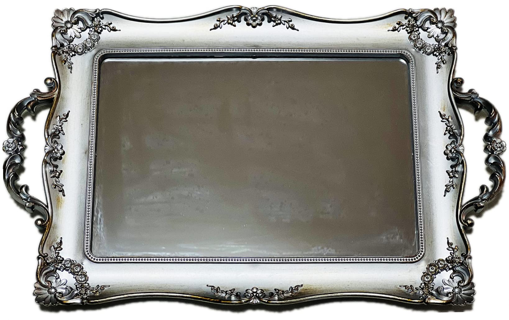 Schonee Rectangle Mirror Tray, Vintage Decorative Mirror Tray, Jewelry ...