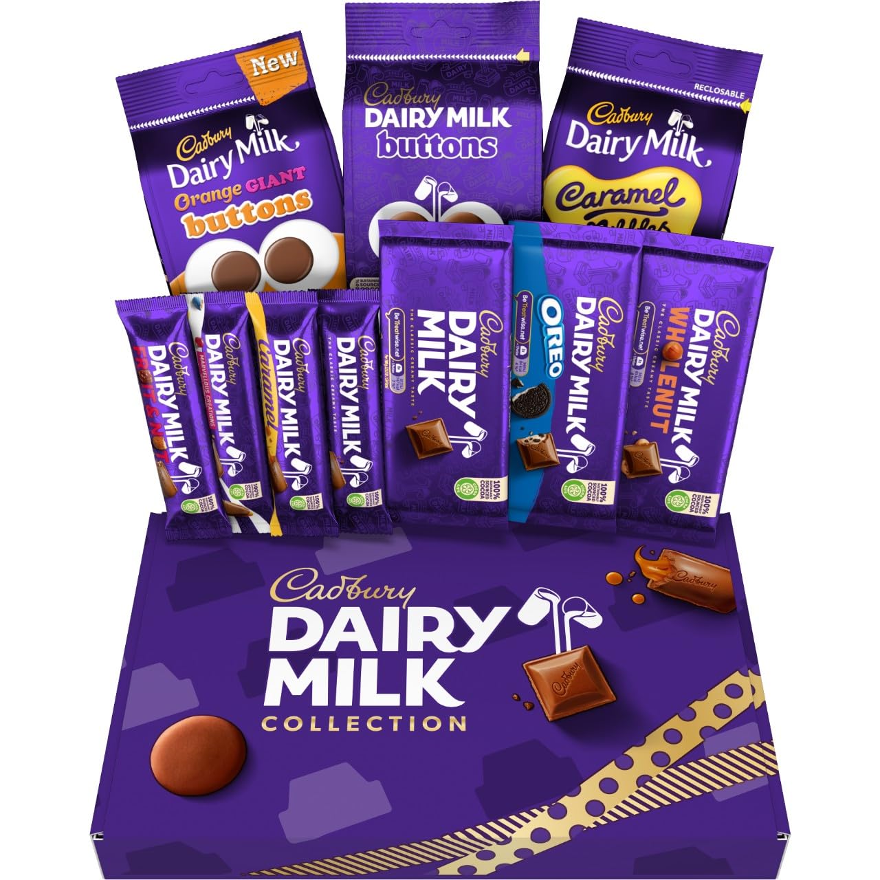 Mua Cadbury Dairy Milk Big Night In Deluxe Christmas Hamper, Includes 10 Assorted Chocolate Bars ...