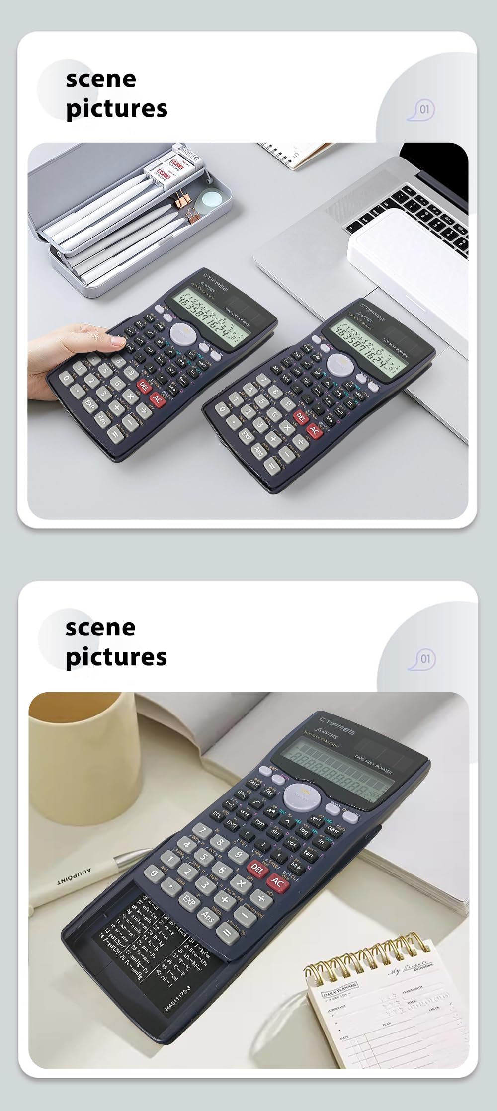 Mua CTIFREE Scientific Calculator FX-991MS College Middle School ...