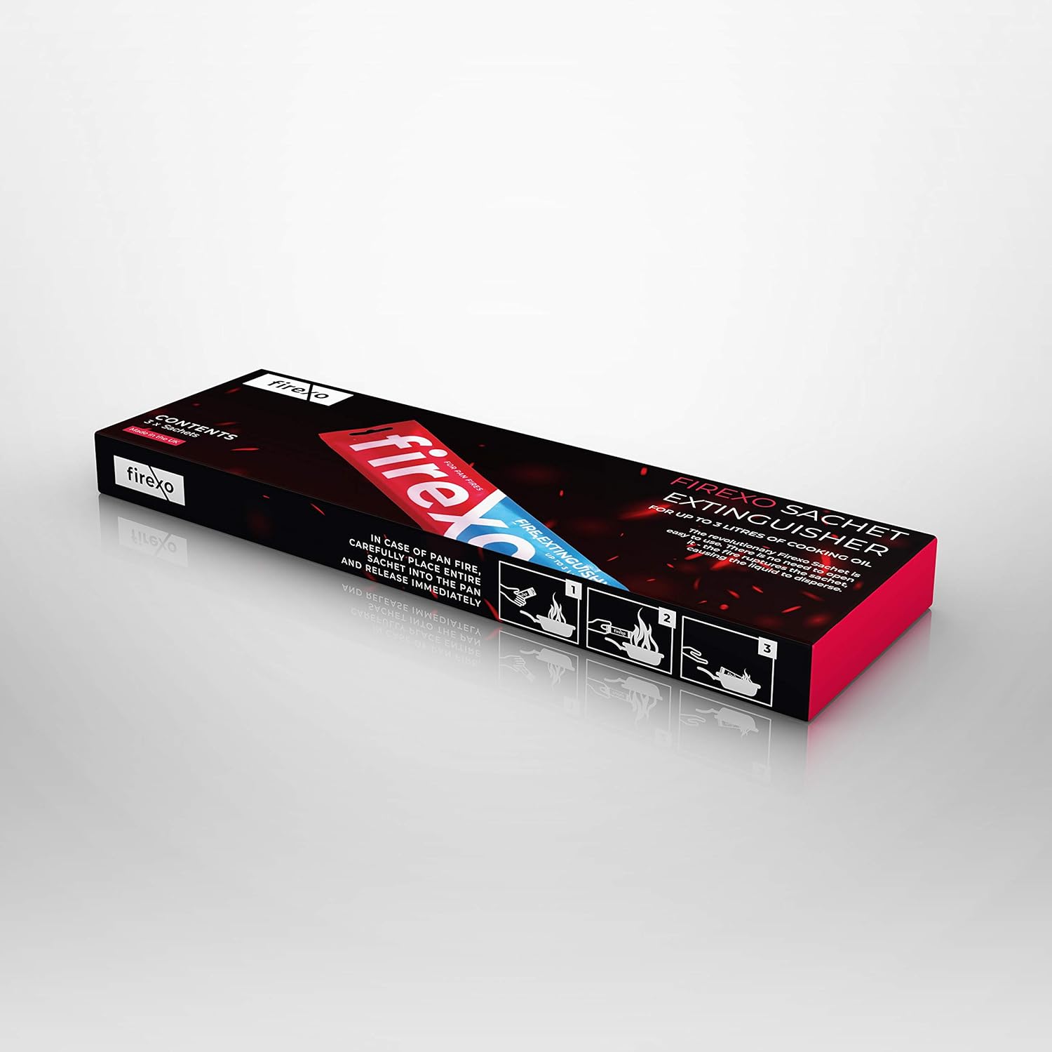 Firexo Pan Fire Extinguishing Sachet Triple Pack – BigaMart