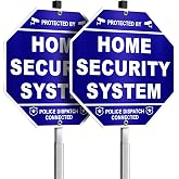 Amazon.com : Protected By Home Security System Signs with Stake - 10" x ...