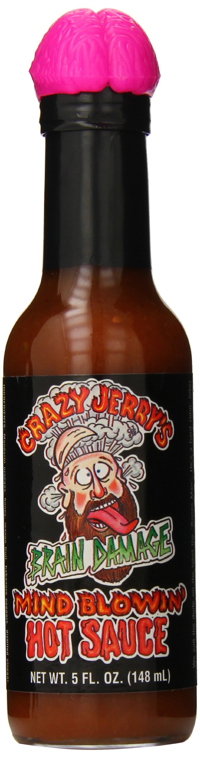 Amazon.com : Crazy Jerry's Mustard Gas Hot Sauce : Grocery & Gourmet Food