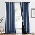 Amazon.com: NICETOWN Complete 100% Blackout Curtain Set, Thermal Insulated & Energy Efficiency ...
