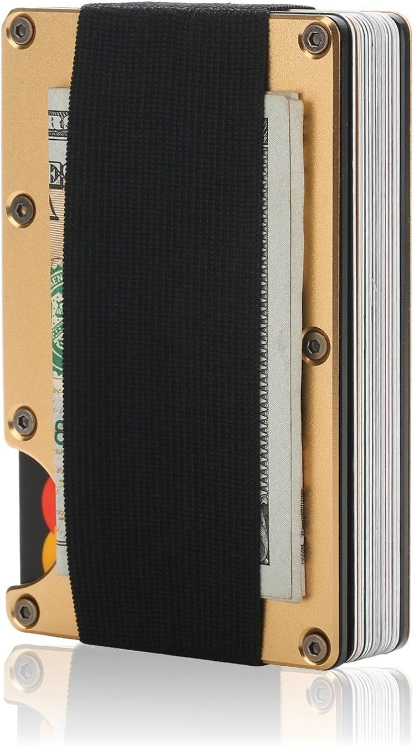 Amazon.com: Aluminum Wallet - Slim Minimalist Titanium Wallet For Men ...