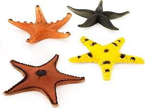 Amazon.com: Lot Of 12 Large Assorted Color & Design Plastic Starfish ...