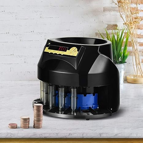 Amazon.com : Coin Sorter Dispenser Counting Automatic Coin Tubes ...