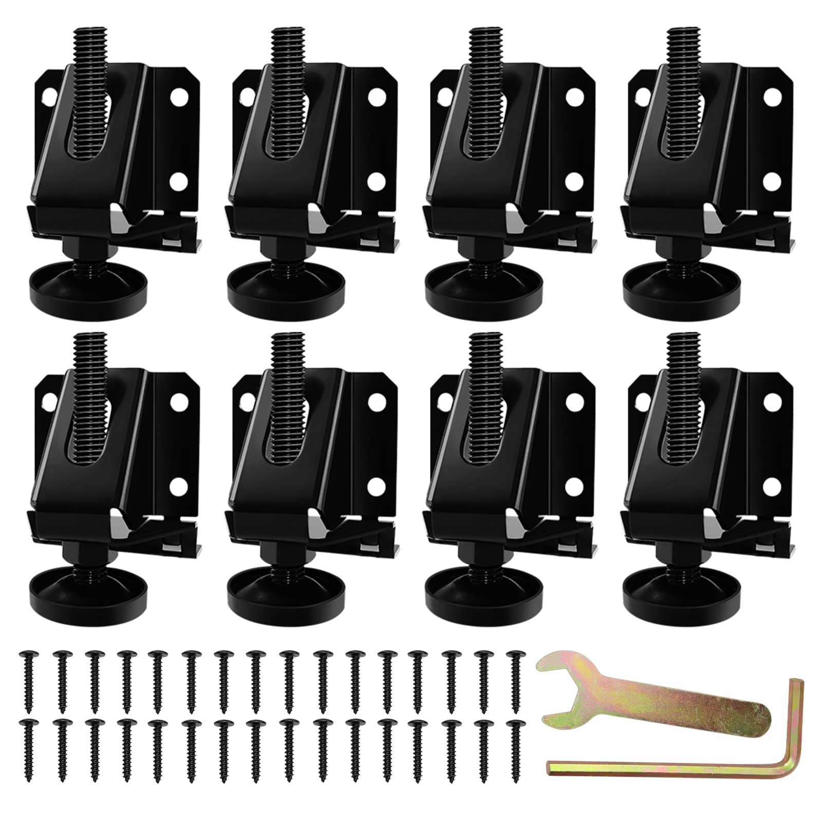 Mua 8PCS Heavy Duty Adjustable Leveling Feet for Furniture,Hexagon Nuts ...