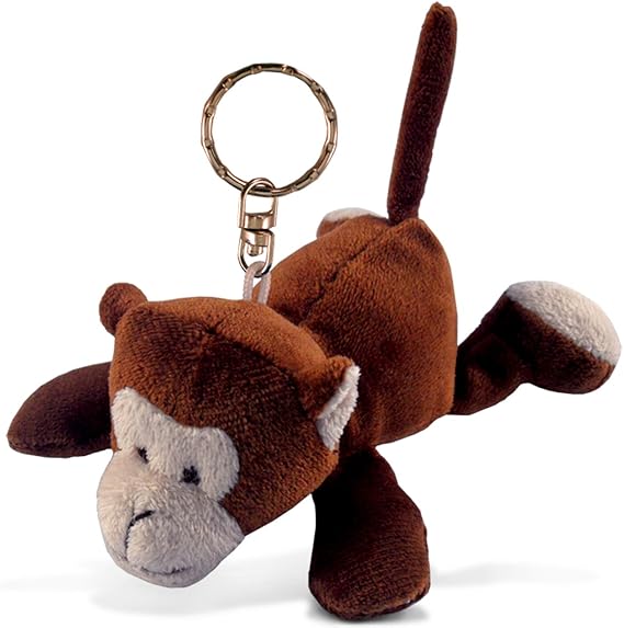 Amazon.com: Puzzled Monkey Plush Keychain: Toys & Games