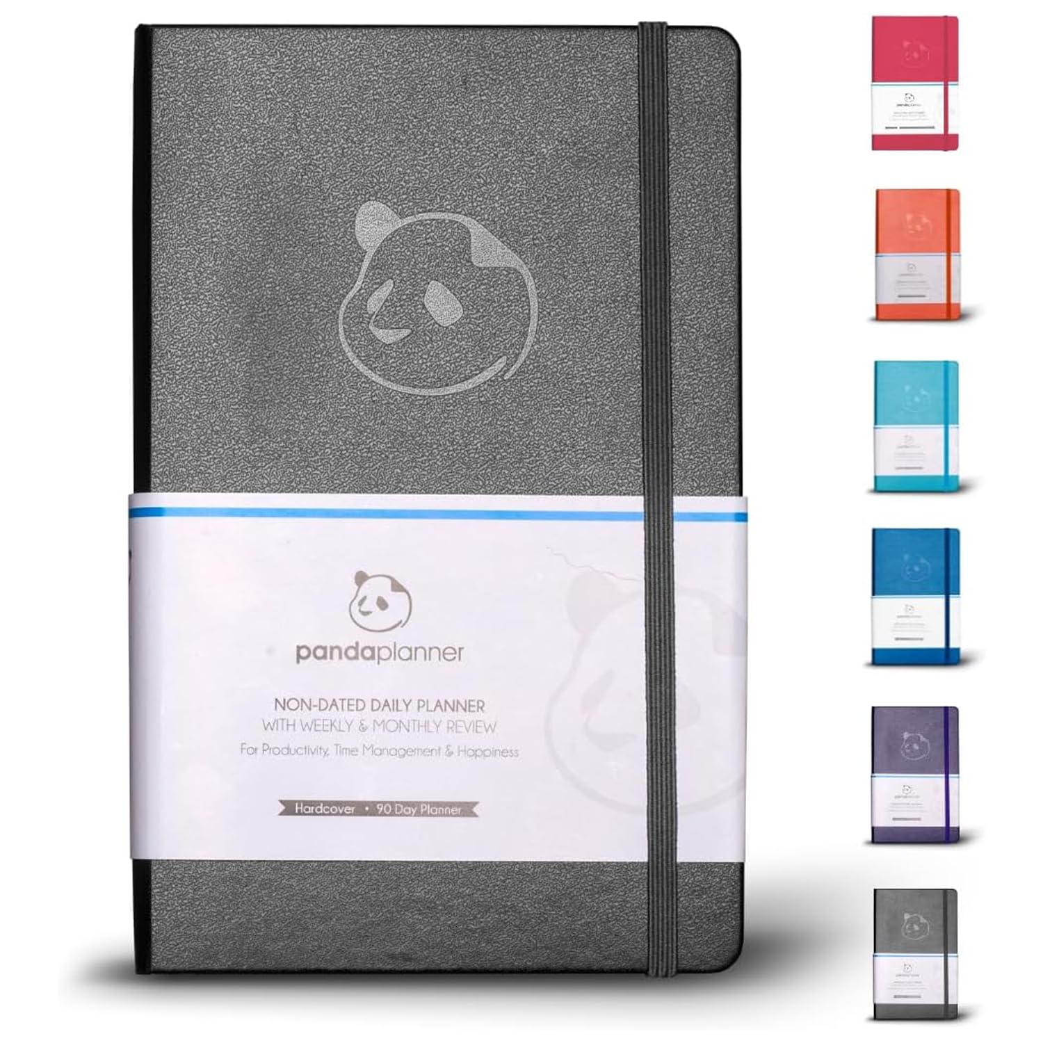 Panda Planner 2025 Undated Daily Planner with Hourly Schedule 5.75" x 8 ...
