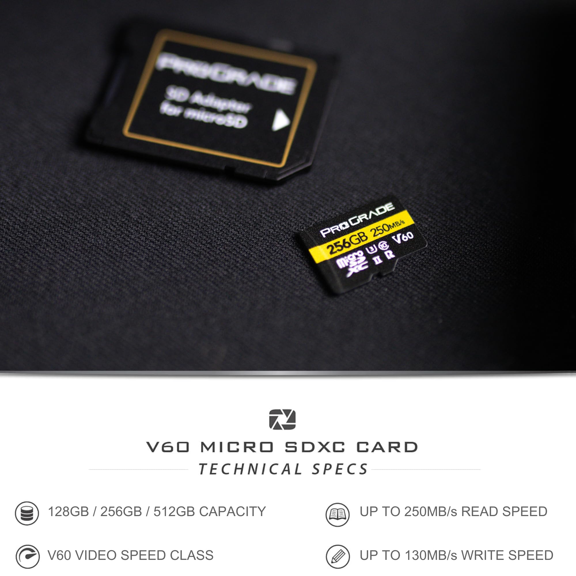 Mua microSD Card V60 (256GB) - Tested to Work with Full-Size SD Card ...