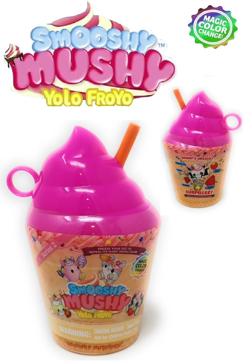 Smooshy Mushy YOLO FROYO Series 2 - Color-Changing Smooshy Mushy (Pink ...