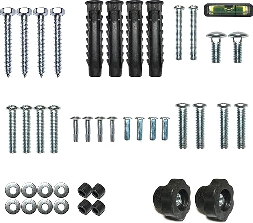 JXMTSPW Universal TV Mounting Hardware Pack TV Screws Kit Compatible ...