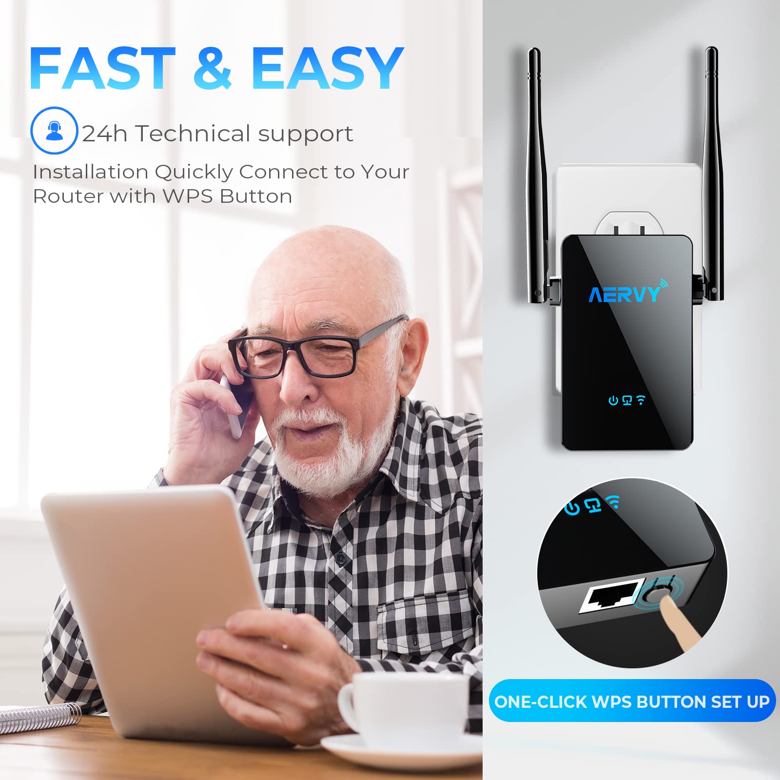 Mua 2024 WiFi Extender Signal Booster for Home and Outdoor - Extendtecc ...