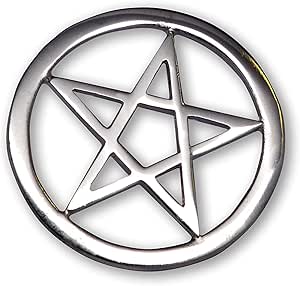 Amazon.com: Real Metal Pentacle Pentagram Jacket or Hat Pin Polished ...