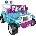 Amazon.com: Power Wheels Disney Frozen Jeep Wrangler Ride-On Battery ...