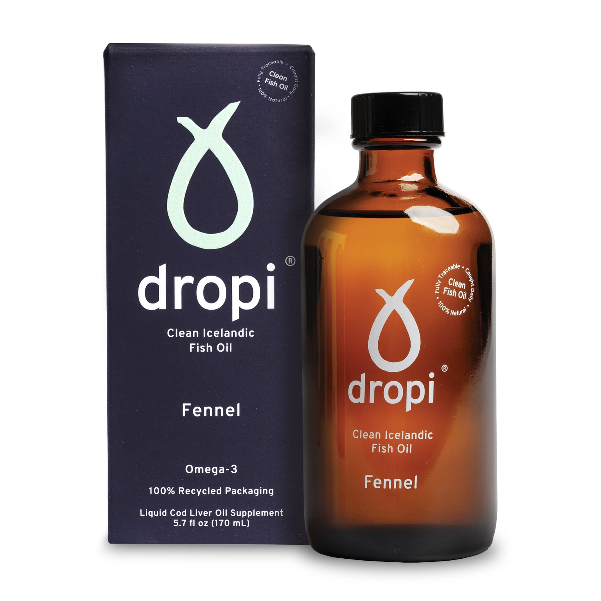 Mua Dropi Omega 3 Fish Oil Liquid, Fennel - Maximum Strength Omega-3s ...
