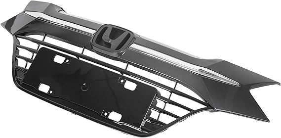 Amazon.com: ECOTRIC Front Bumper Upper Grille Grill Compatible With ...