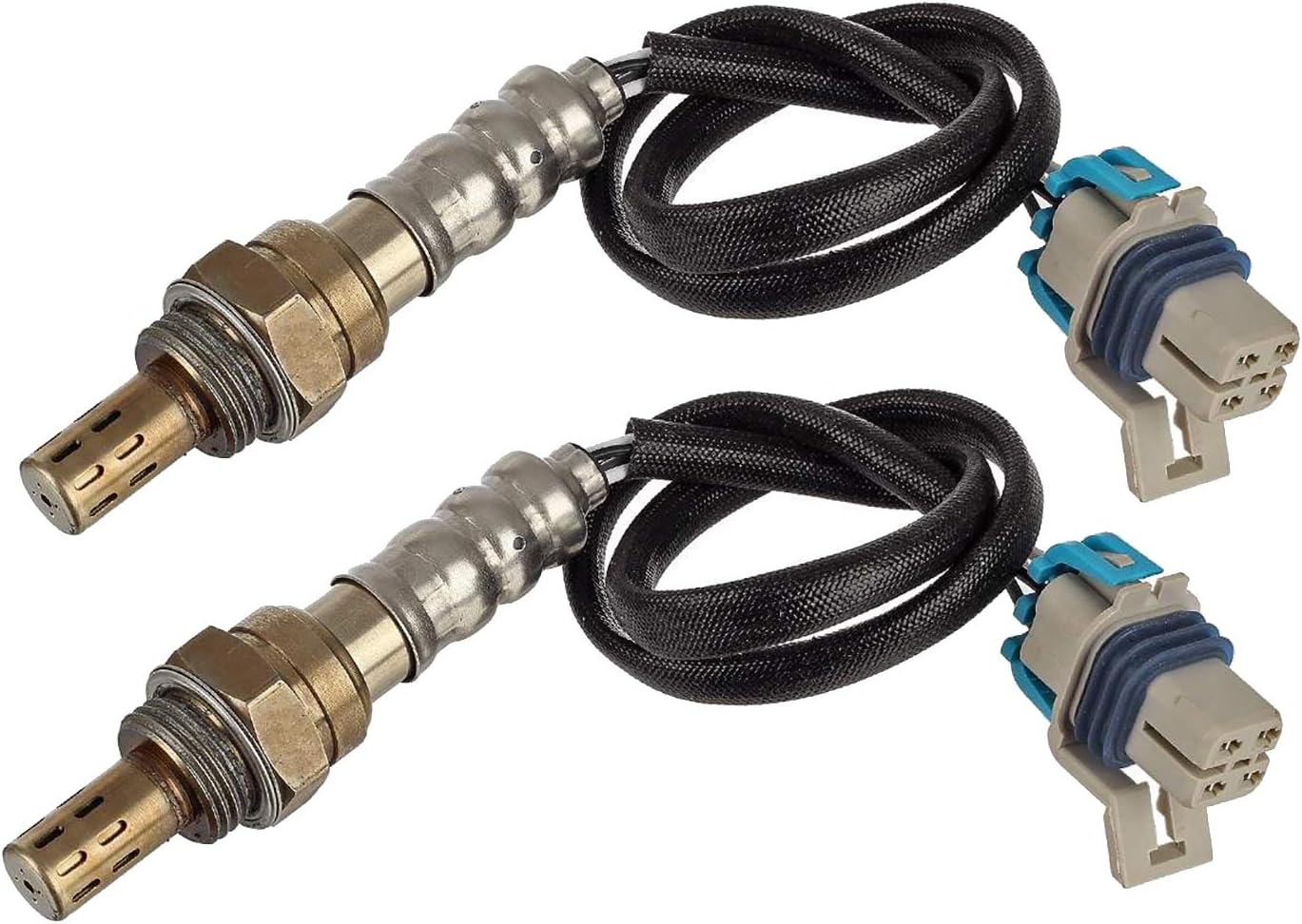 For Chevy GMC Sierra Savana Silverado 4PCS Upstream&Downstream Oxygen ...