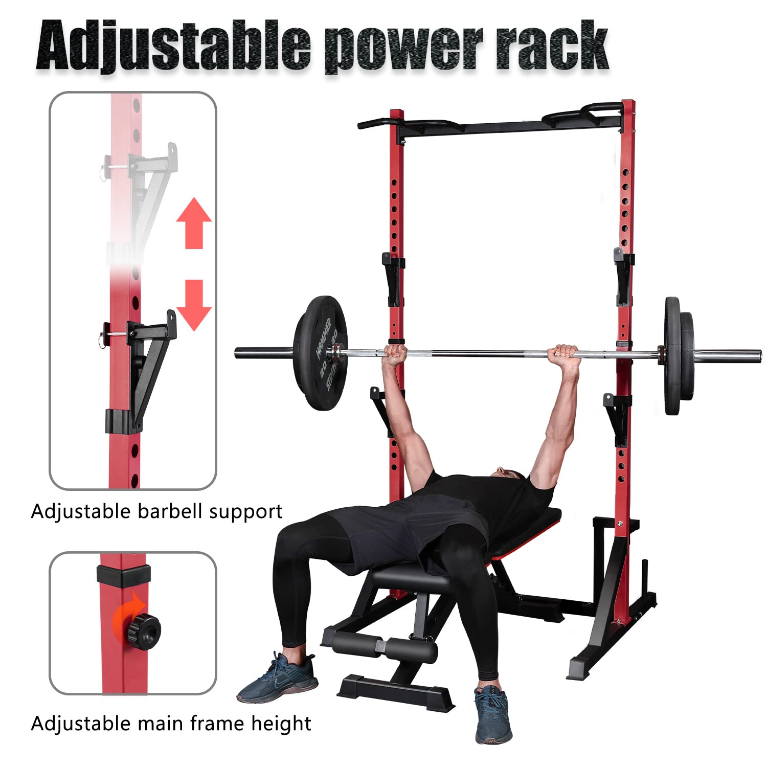 Mua CANPA Multifunction Power Rack with Pull up Bar, Heavy Capacity and ...
