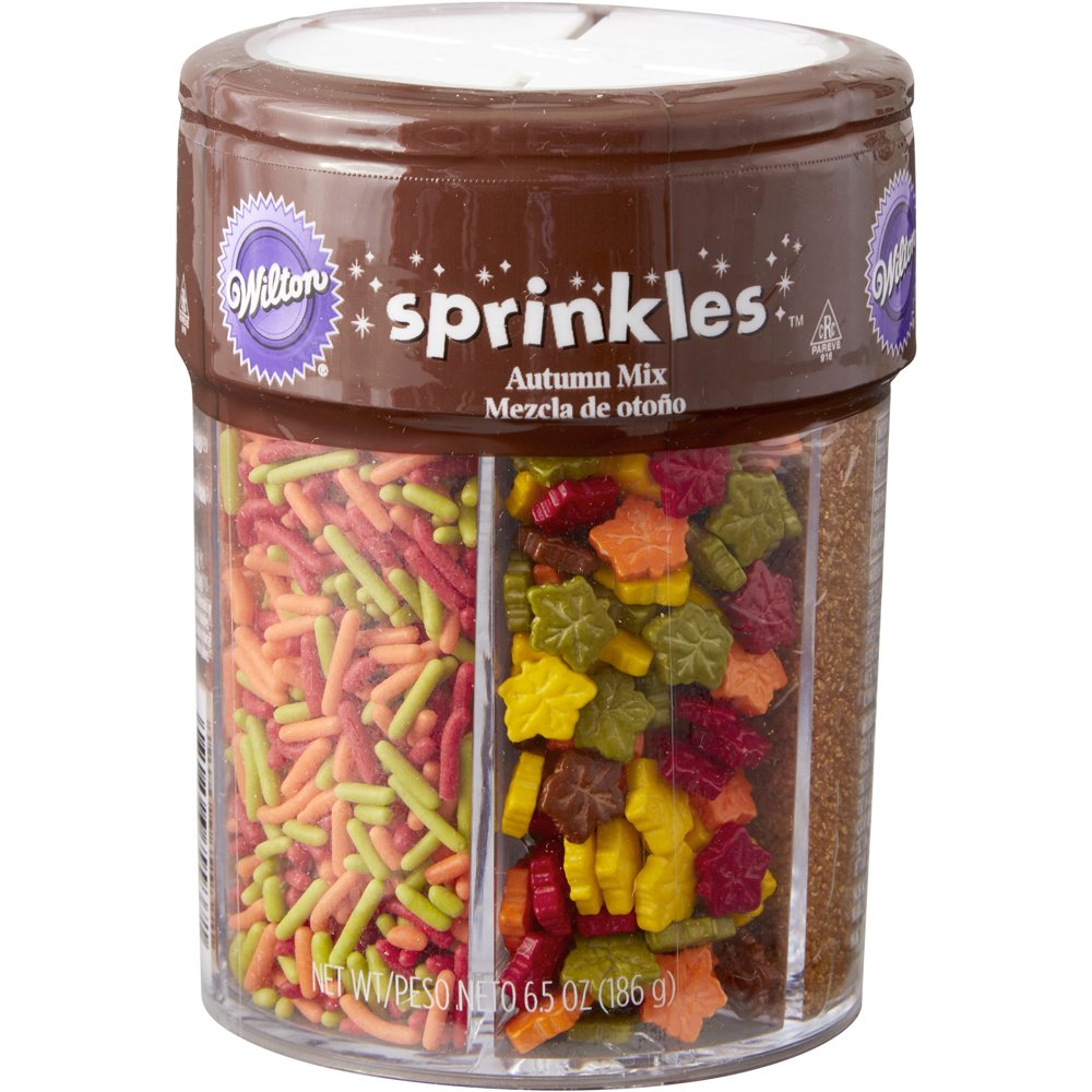 Wilton Autumn Micro Leaves Sprinkles: Amazon.com: Grocery & Gourmet Food