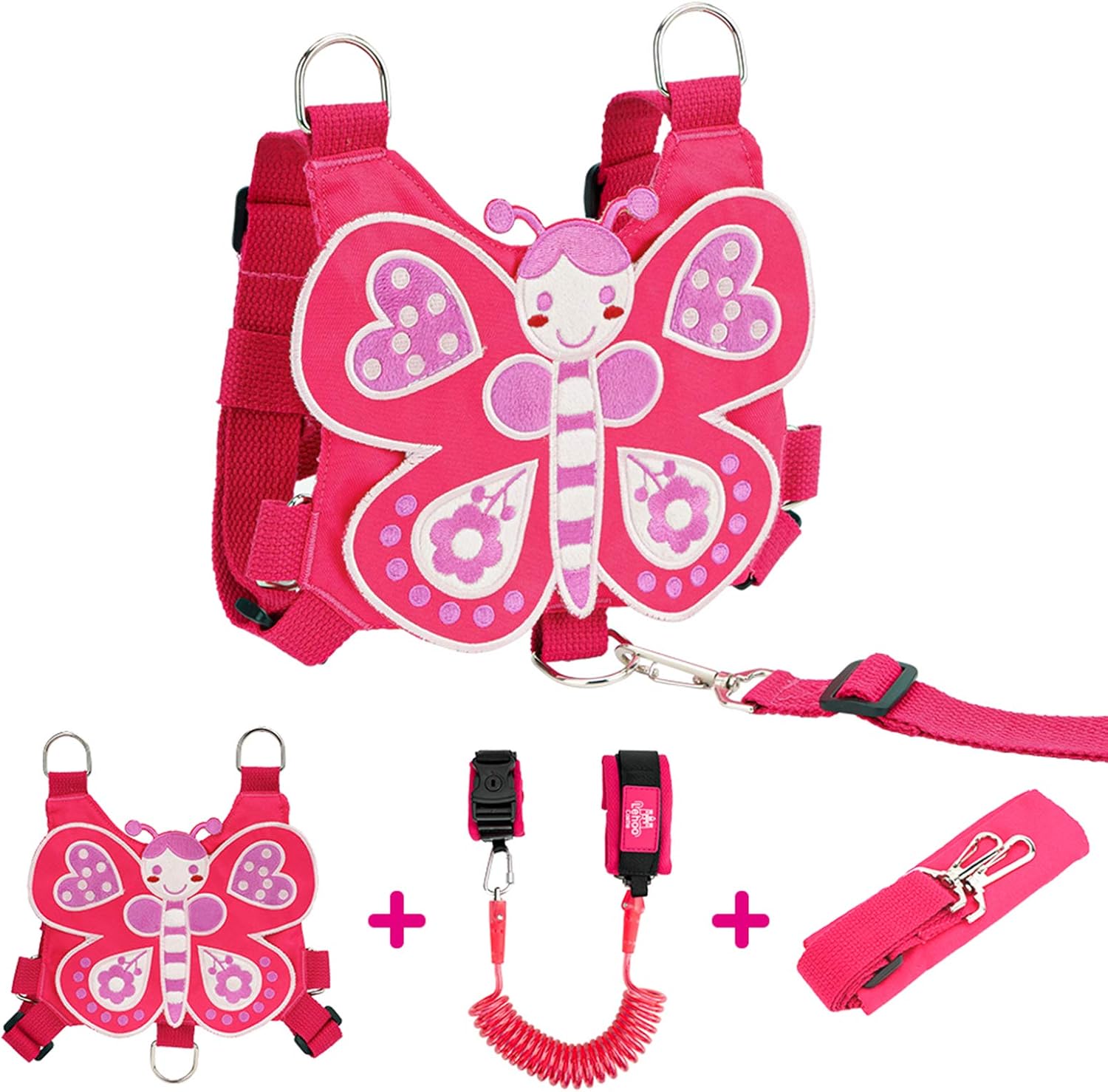 Lehoo Castle Toddler Reins, 4 in 1 Reins for Toddlers Butterfly, Baby ...