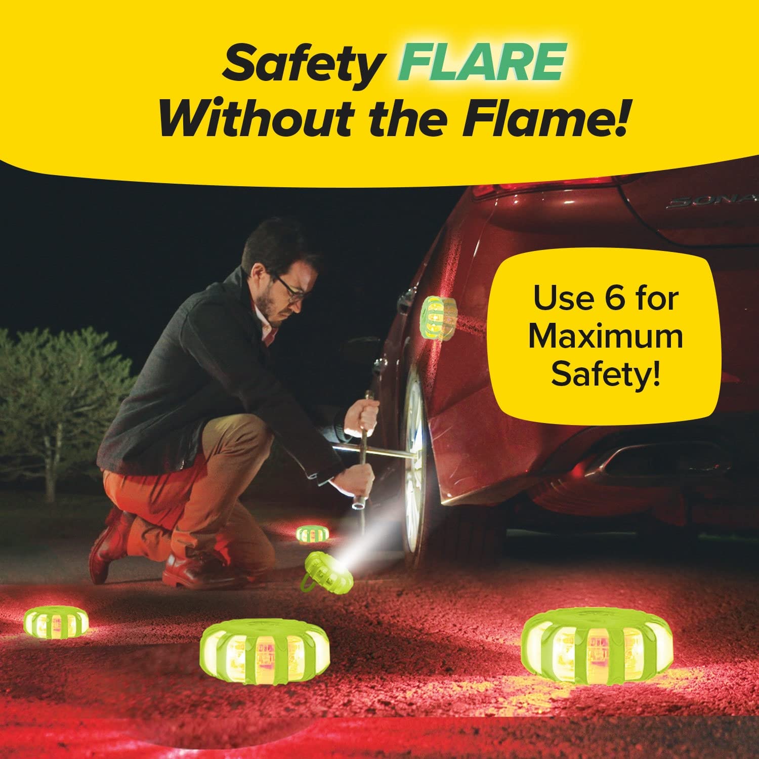 Mua Lizard Flare Flameless LED Road Flares, As Seen On TV Magnetic ...