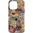 Amazon.com: iPhone 14 Pro Max Vintage Mosaic Art Charm Scrapbook Trendy Collage Case : Cell ...