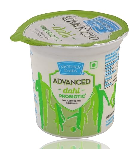 Mother Dairy Curd - Advanced Dahi Probiotic, 200g Pack: Amazon.in ...