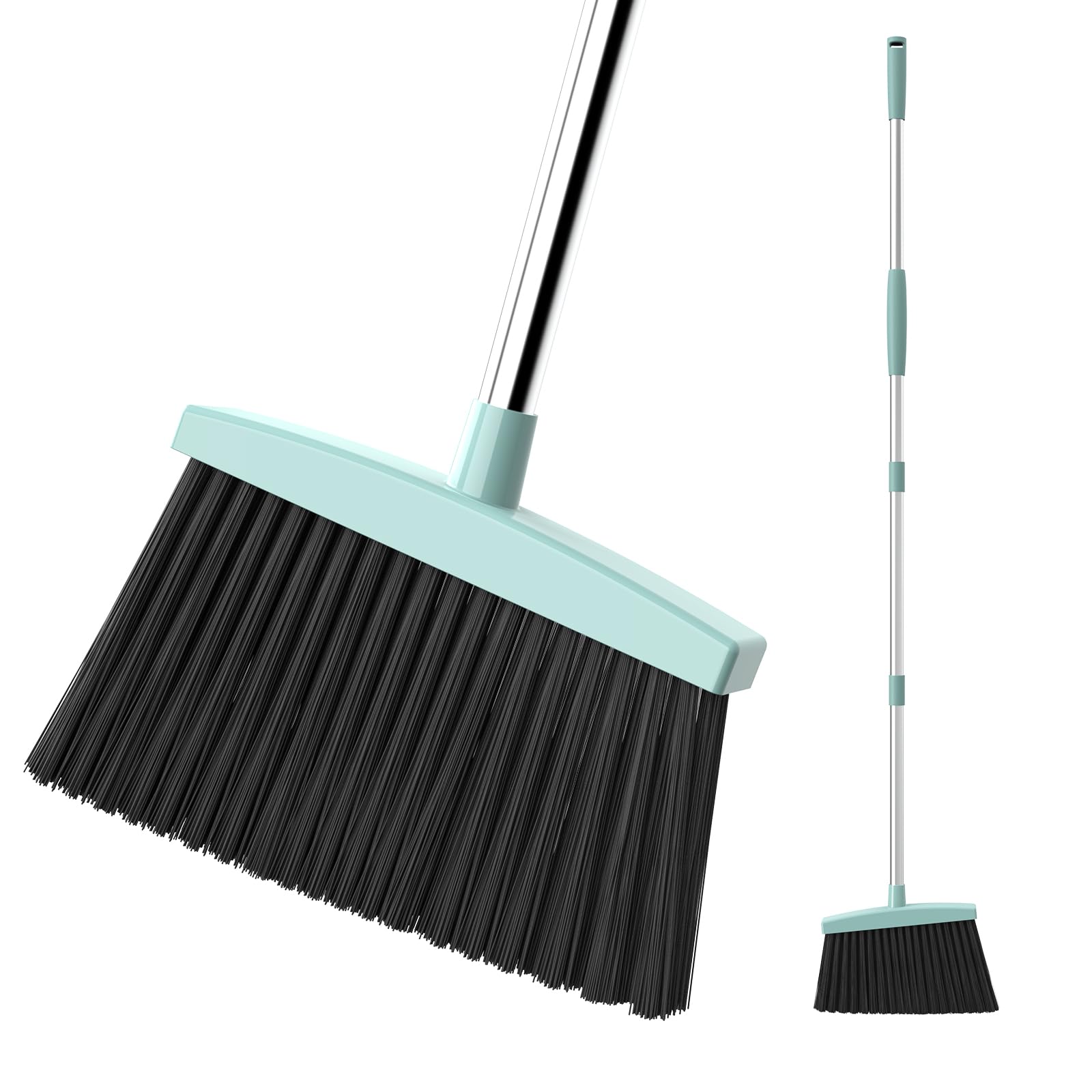 Kelamayi Heavy-Duty Broom Outdoor/Indoor Broom for Floor Cleaning with ...