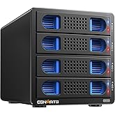 Amazon.com: CENMATE Dual Bay Hard Drive RAID Enclosure with Cooling Fan ...