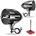 Amazon.com: KSPEAKER Motorcycle Speakers Bluetooth Waterproof Radio ...