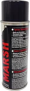 Amazon.com: MARSH - 30395 Stencil Ink, 14 fl oz Spray Can, Black (Net ...