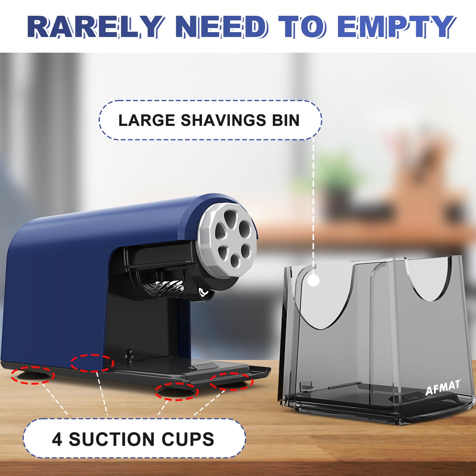 Mua AFMAT Heavy Duty Electric Pencil Sharpener, 6 Holes, Classroom ...