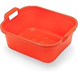 Orange Enamel Tea Coffee And Sugar Storage Set Jars Canisters With ...