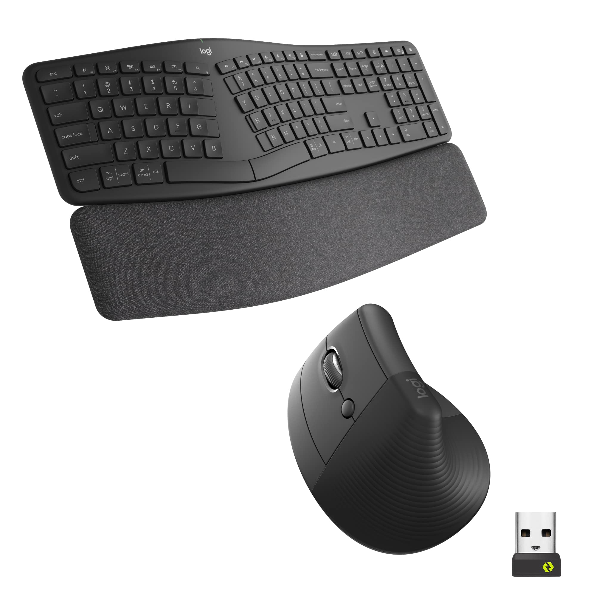 Mua ERGO K860 Split Wireless Keyboard with wrist support and Lift Left ...