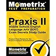 Amazon.com: Praxis II Middle School English Language Arts (5047) Exam ...