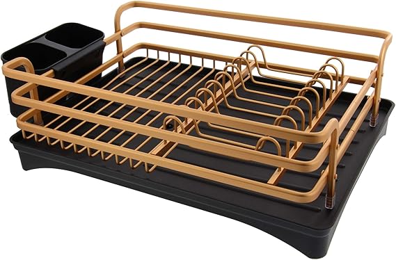 Cuisinart Aluminum Rust Proof Dish Drying Rack – Includes Wire Dish ...
