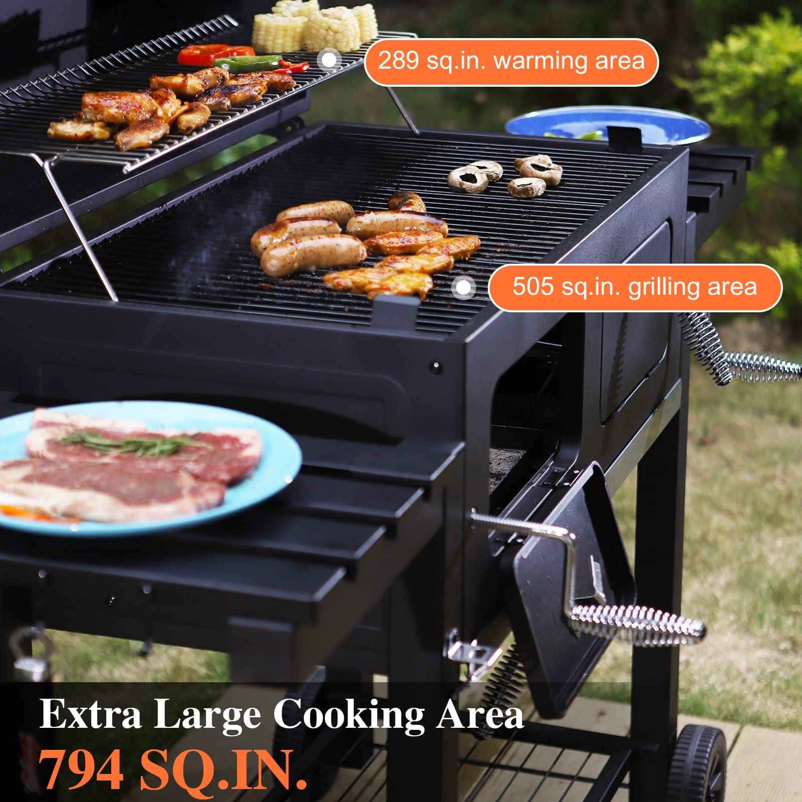 Mua Sophia & William Extra Large Charcoal BBQ Grills with 794 SQ.IN ...