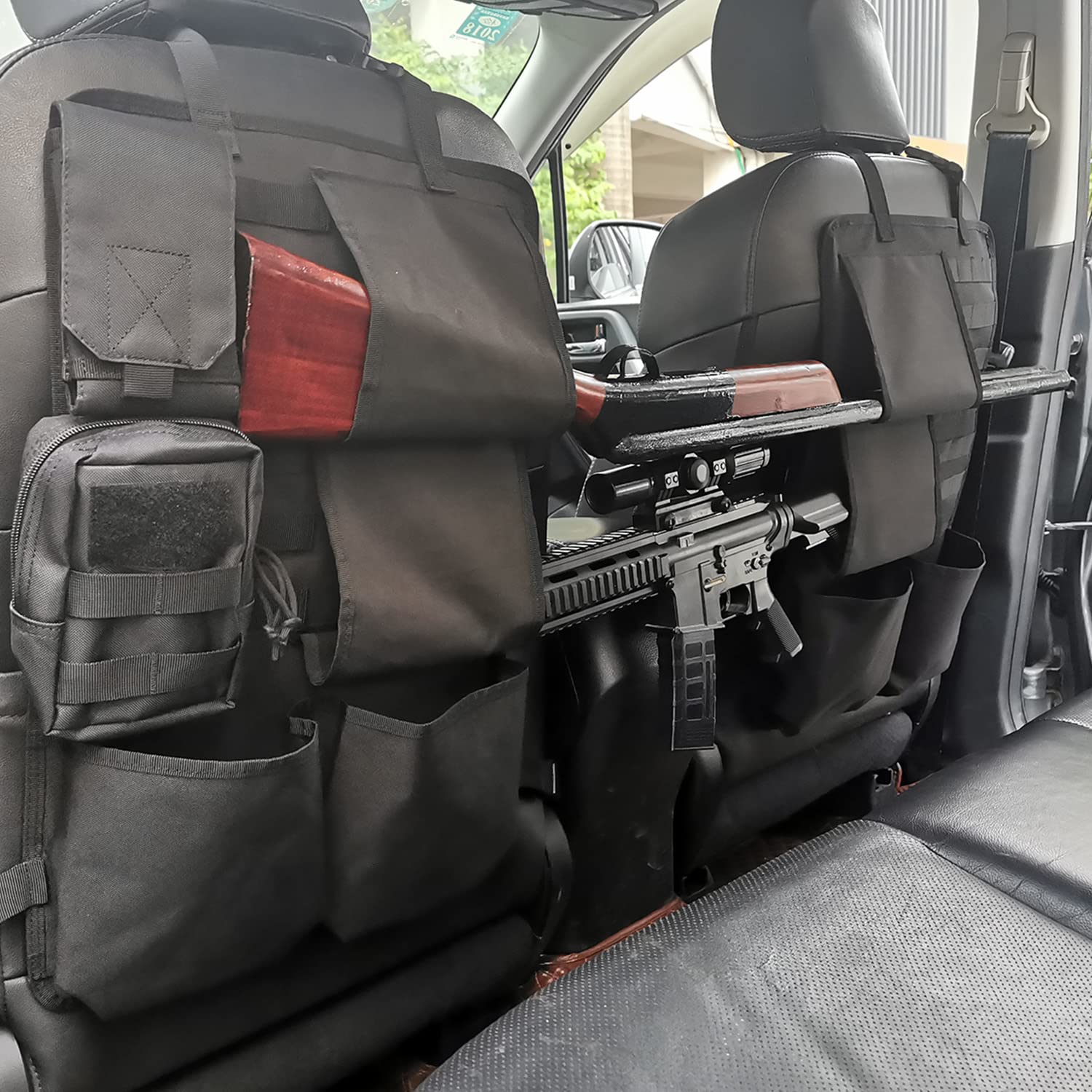 newganbo 2PCS Truck Gun Rack Car Seat Back Organization Molle Panel ...