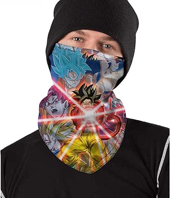 Men Women Dragon-Ball-z-Goku-Saiyan- Face Mask Cover Wind-Resistant ...