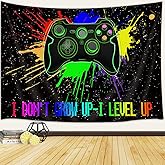 Amazon.com: JAWO Gaming Tapestry, Cool Funny Game Room Wall Decor for ...