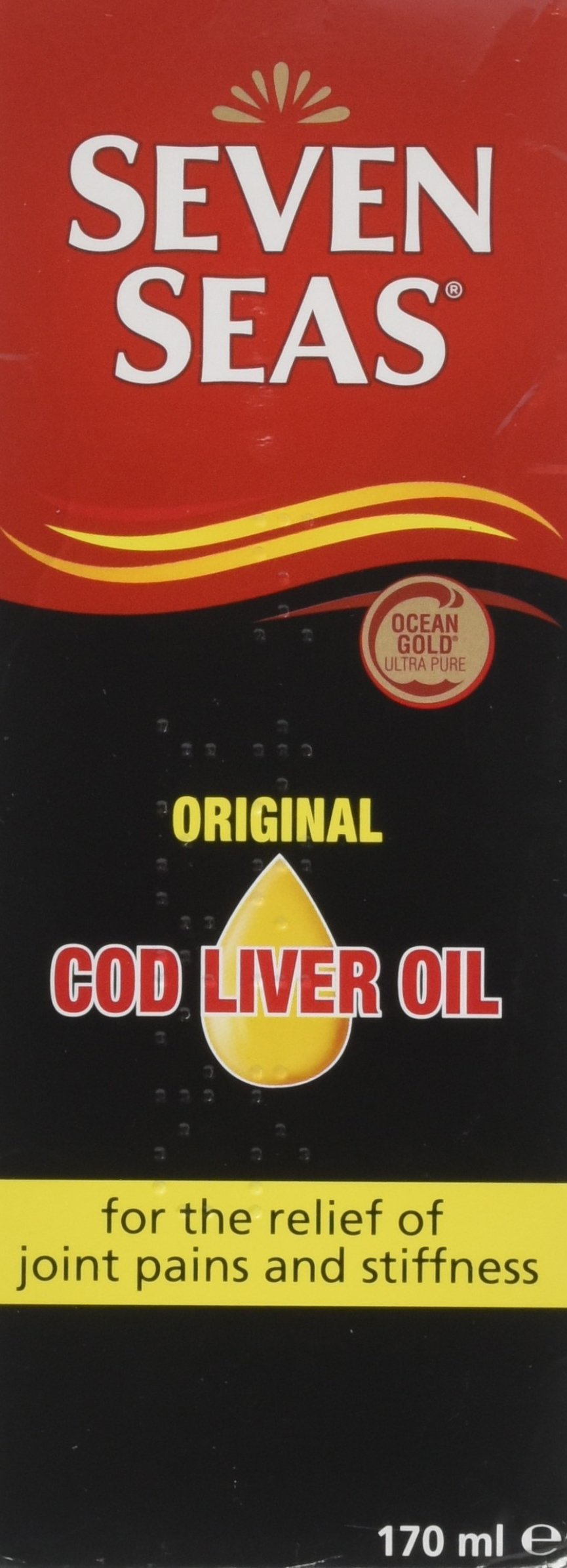 Amazon.com : Seven Seas Pure Cod Liver Oil Extra High Strength 150ml ...