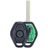 Amazon.com: NPAUTO Key Fob Replacement Fits for BMW 3 5 6 7 Series ...
