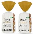 Amazon.com: Hero Classic Plain Bagel - 4g Net Carbs, 19g Protein, High ...